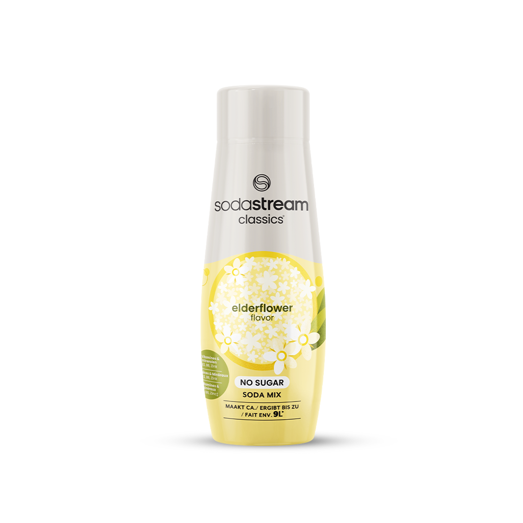 SodaStream Classics - Fruit Flavours - Elderflower Zero – SodaStream ...