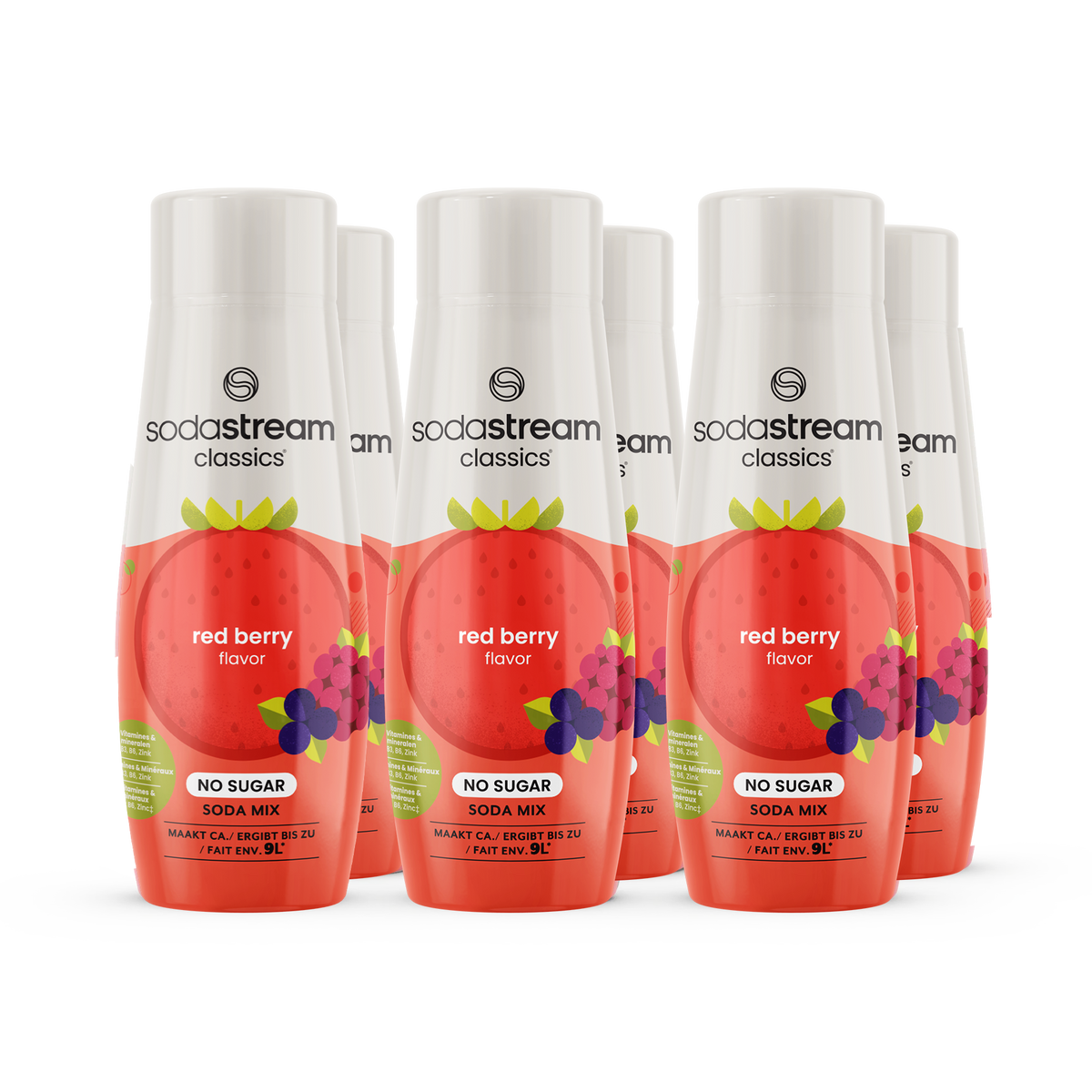 SodaStream Red Berries Suikervrij Siroop Smaak – SodaStream Belgium