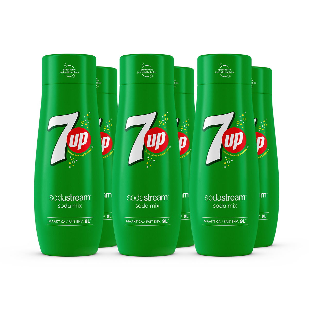 SodaStream 7UP Siroop Smaken 6-pack – SodaStream Belgium
