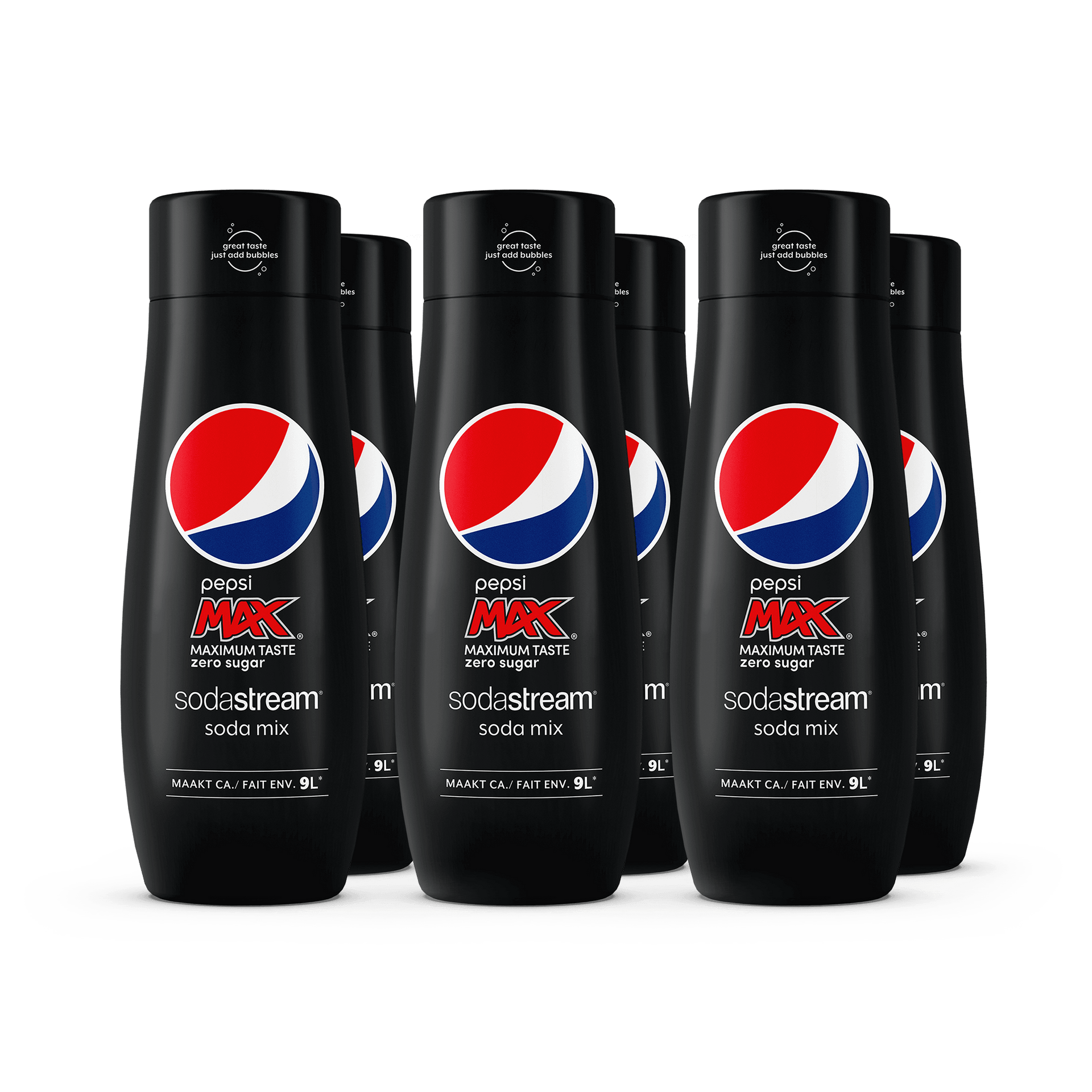 SodaStream Pepsi Max 6-Pack Siroop Smaken – SodaStream Belgium